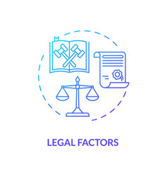 Environmental factors concept icon Royalty Free Vector Image