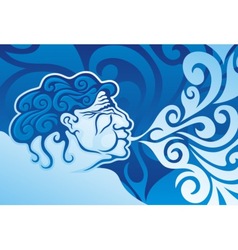 Hermes greek god mascot Royalty Free Vector Image