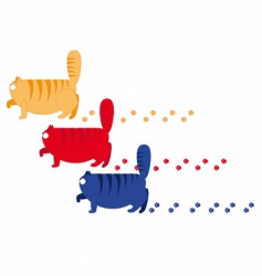 Fat cat icons Royalty Free Vector Image - VectorStock