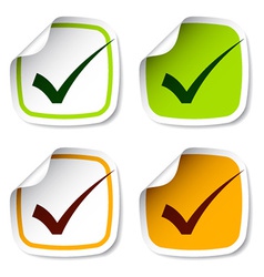 Check marks Royalty Free Vector Image - VectorStock