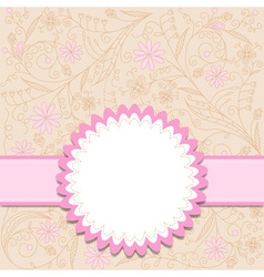 Polka dot frame Royalty Free Vector Image - VectorStock