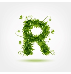 Letter r Royalty Free Vector Image - VectorStock