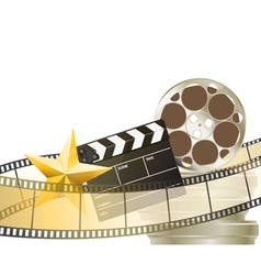 Film background retro Royalty Free Vector Image