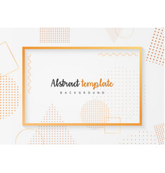 Pamphlet leaflet business template layout flyer Vector Image