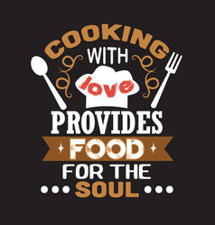 Love cooking card Royalty Free Vector Image - VectorStock