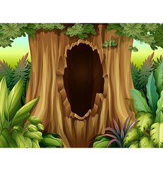 A giant tree Royalty Free Vector Image - VectorStock