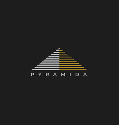 Pyramids logo icon Royalty Free Vector Image - VectorStock