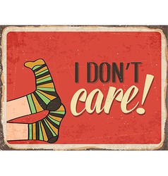 Vintage coffee tin sign Royalty Free Vector Image