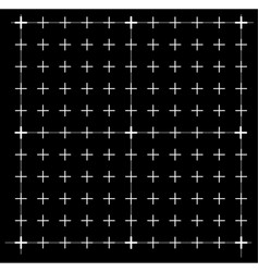 Measured grid graph plotting corner ruler Vector Image