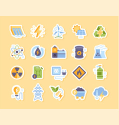 Renewable energy concept with solar and wind Vector Image