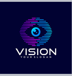 Vision logo Royalty Free Vector Image - VectorStock