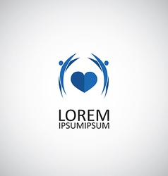 Human heart design icon Royalty Free Vector Image