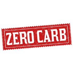 Low carb label or sticker Royalty Free Vector Image