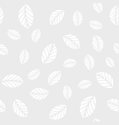 Fresh mint seamless pattern Royalty Free Vector Image
