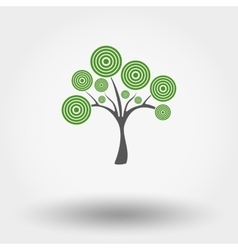Abstract education background growth tree concept Vector Image