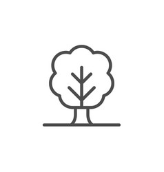 Celtic symbol tree silhouette high quality Vector Image