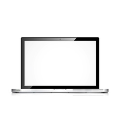 Laptop isolated on white background Royalty Free Vector