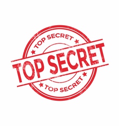 Secret project rubber stamp Royalty Free Vector Image