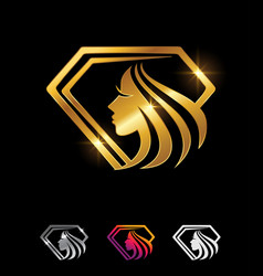 Golden greek symbol circle sign Royalty Free Vector Image