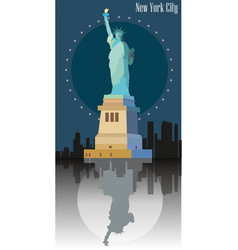 American symbol - statue liberty Royalty Free Vector Image