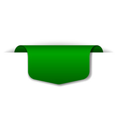 A green button on white background Royalty Free Vector Image