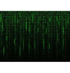 Hacker on binary code background Royalty Free Vector Image