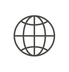 Internet icon set line network symbol coll Vector Image