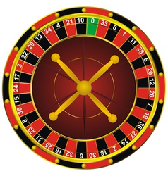 American roulette wheel Royalty Free Vector Image