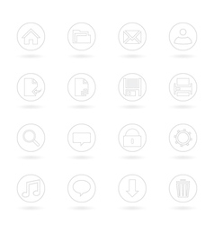 Web icons Royalty Free Vector Image - VectorStock