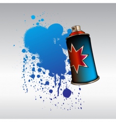 Graffiti spray paint machine Royalty Free Vector Image