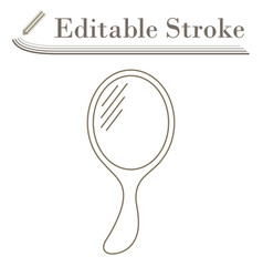 Mirror flat icon Royalty Free Vector Image - VectorStock