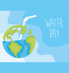 Water games with inflatables lettering poster Vector Image