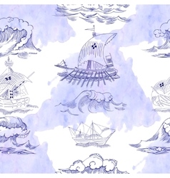 Yachting sketch emblems set vector by macrovector - Image #2976432 ...