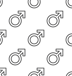 Male Symbol Seamless Pattern Vector