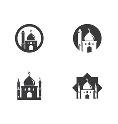 Mosque moslem icon Royalty Free Vector Image - VectorStock