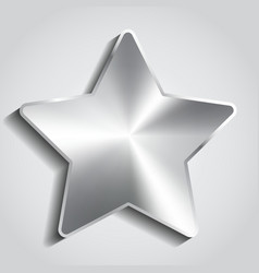 Ragged hole torn in ripped steel on metal Vector Image