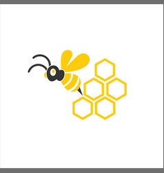 Security bee logo Royalty Free Vector Image - VectorStock