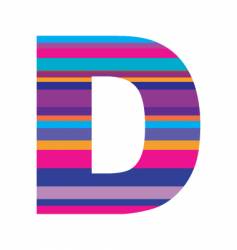 D Royalty Free Vector Image - VectorStock