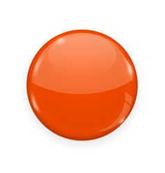 Popular orange color web button 3d Royalty Free Vector Image