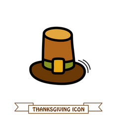 Thanksgiving hat Royalty Free Vector Image - VectorStock