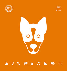 Dog box logo Royalty Free Vector Image - VectorStock