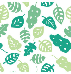 Jungle leaves flowers and animals Royalty Free Vector Image