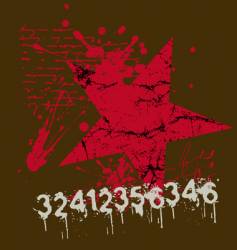 234 number grunge color rainbow numeral digit logo