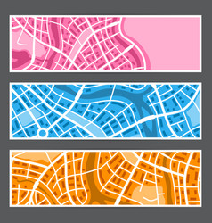 Banner template with world map Royalty Free Vector Image