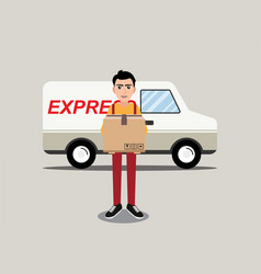 Truck icon delivery van service concept Royalty Free Vector