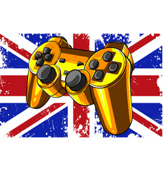 Uk soccer flag Royalty Free Vector Image - VectorStock