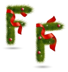 Christmas alphabet c Royalty Free Vector Image