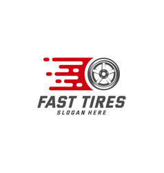 Abstract sport automotive tire logo symbol Vector Image