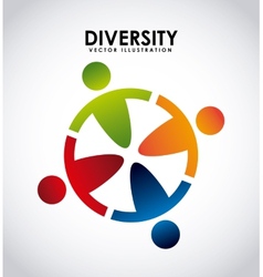 Diversity icon design Royalty Free Vector Image