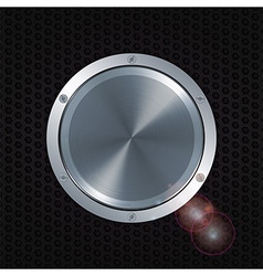 Metal button Royalty Free Vector Image - VectorStock